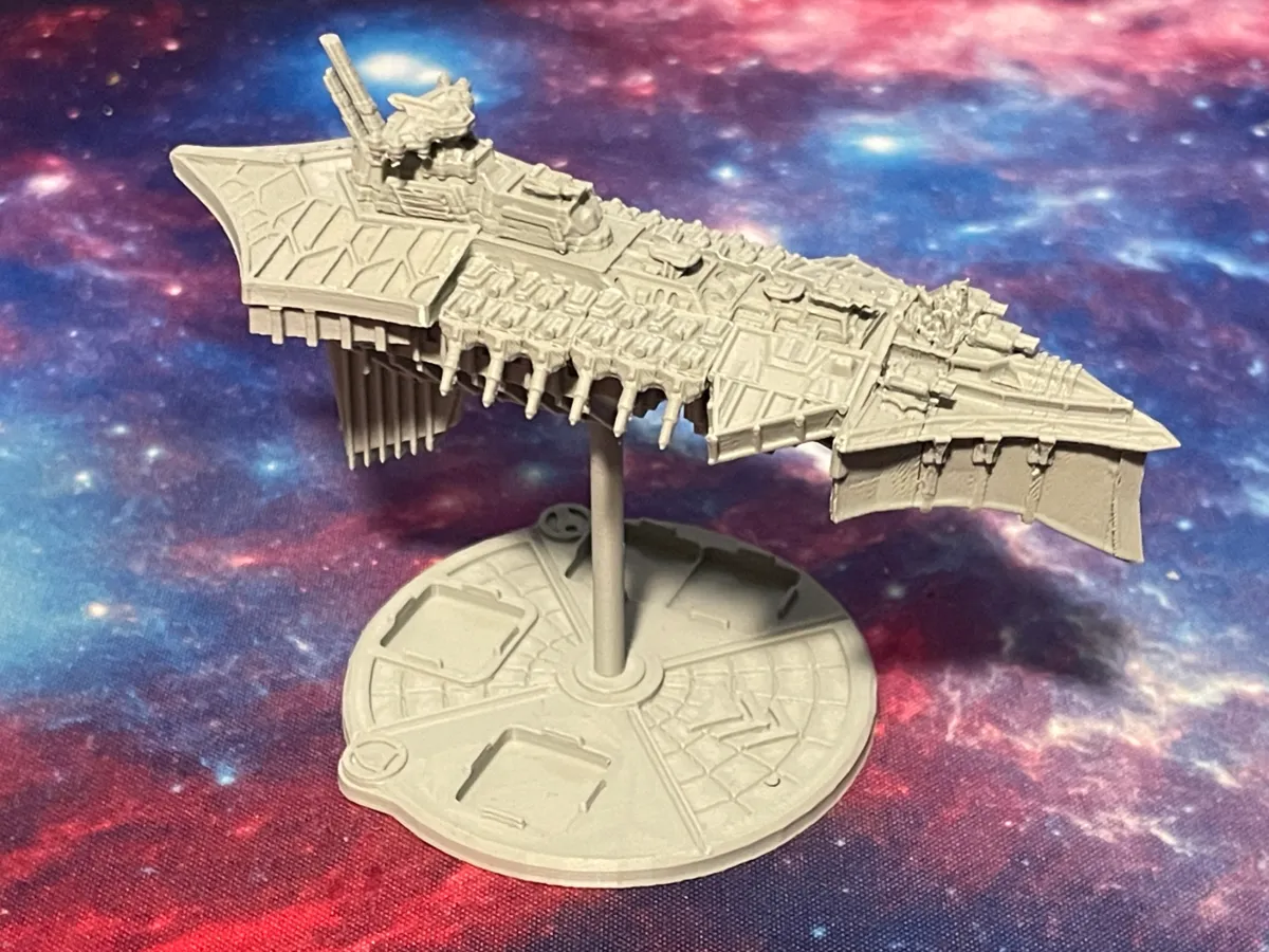 BFG Chaos Despoiler Battleship - Free 3D Print Model - MakerWorld