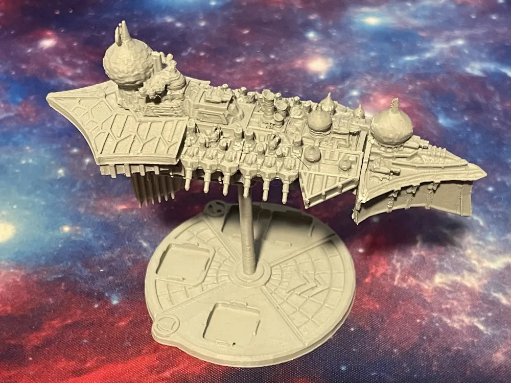 BFG Chaos Despoiler Battleship - Free 3D Print Model - MakerWorld