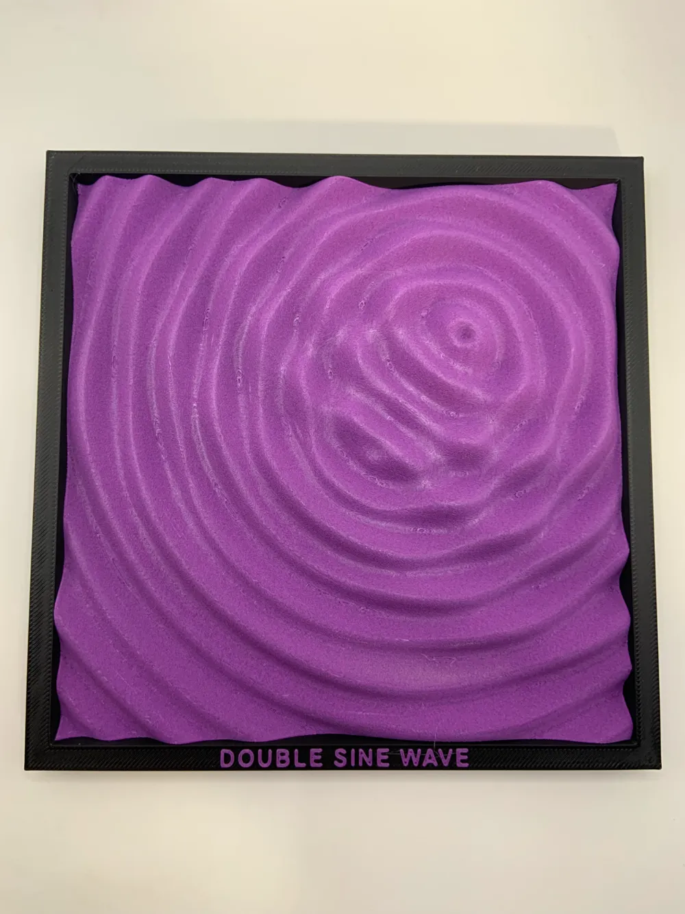 Sine Wave Art in Frame Remixed by brentglover1970 - MakerWorld