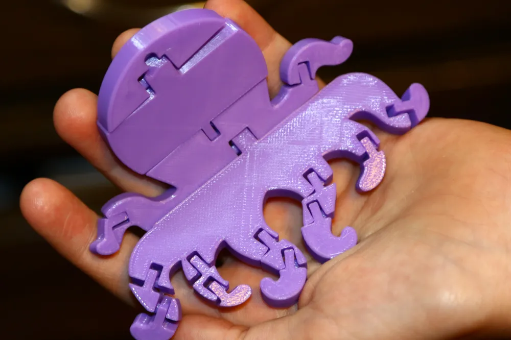 Flexi Octopus Fidget by jimboman2000 MakerWorld: Download Free 3D Models