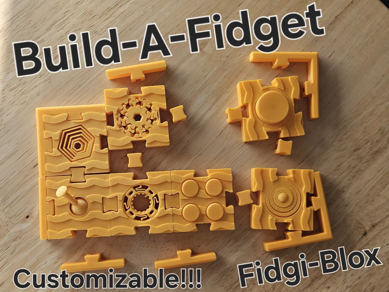 Fidgi-Blox Build A Fidget Customizable Fidget toy Remixed by Cj ...