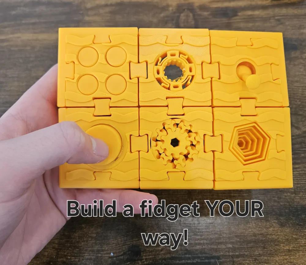 Fidgi-Blox Build A Fidget Customizable Fidget toy Remixed by Cj ...