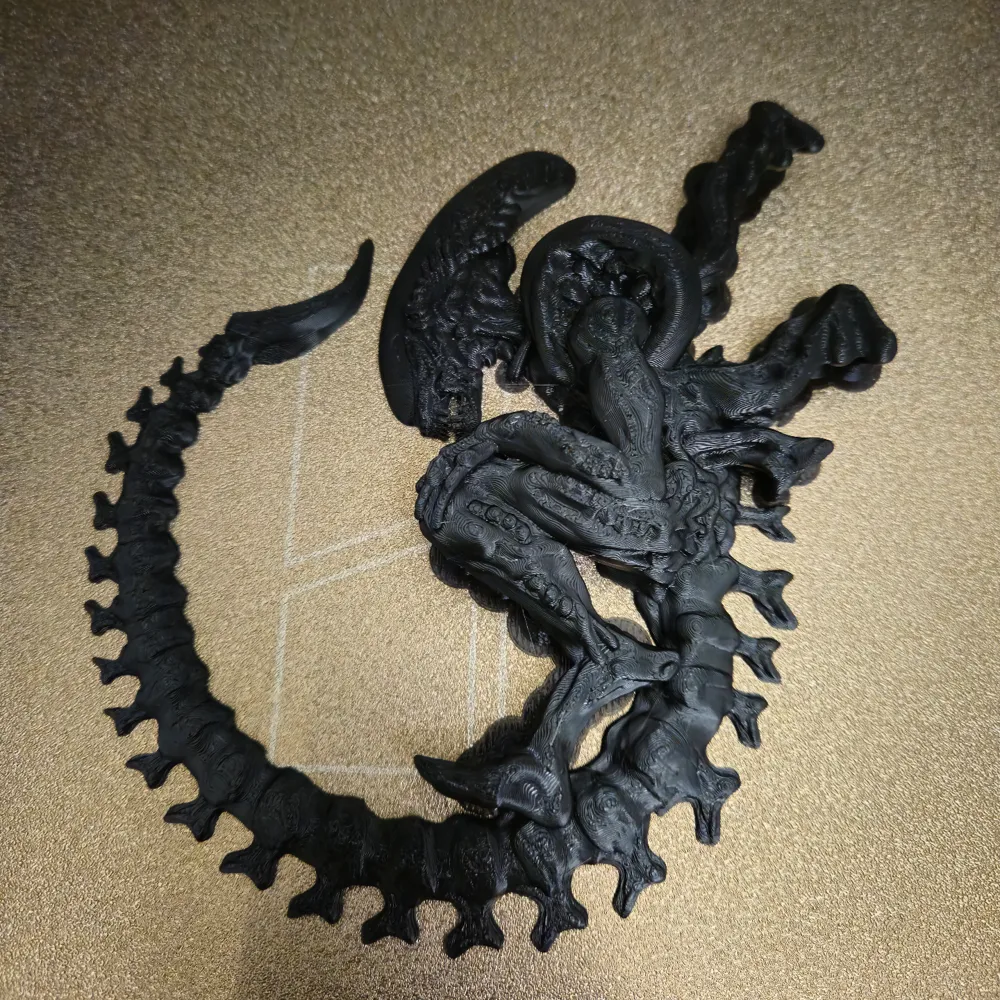 Alien Xenomorph Wall Art by Maranar MakerWorld: Download Free 3D Models