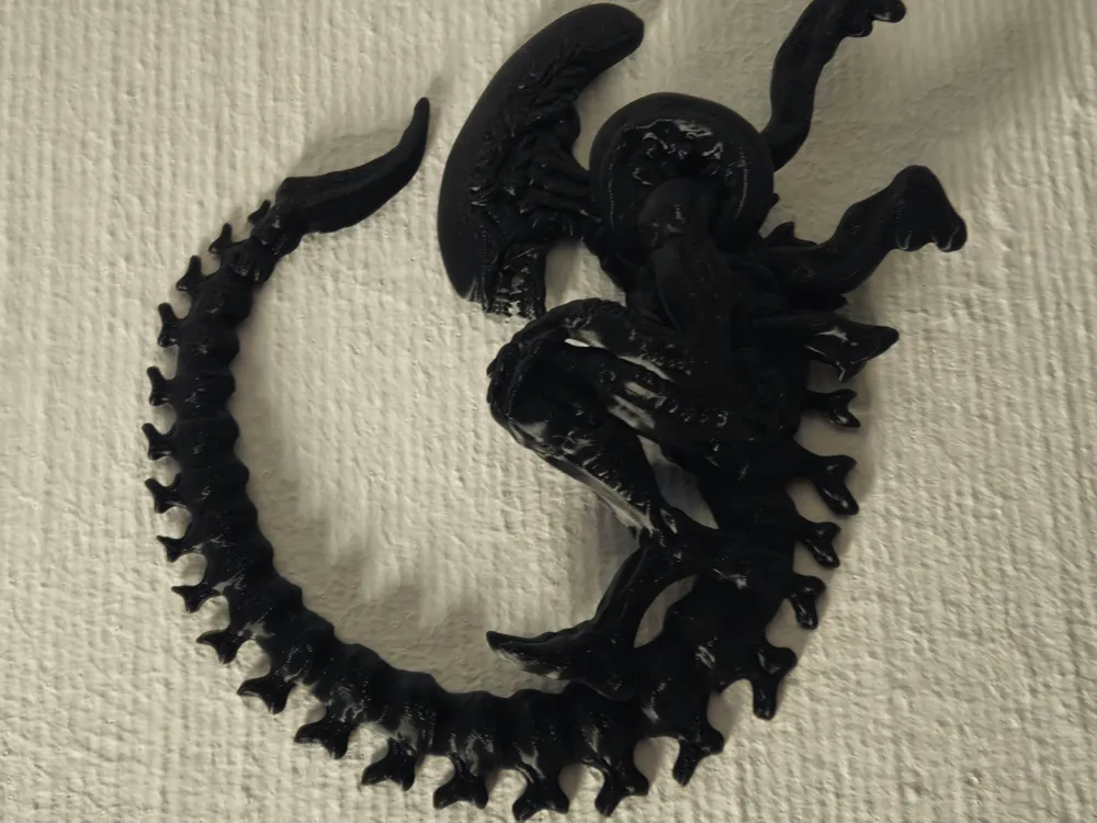 Alien Xenomorph Wall Art by Maranar MakerWorld: Download Free 3D Models
