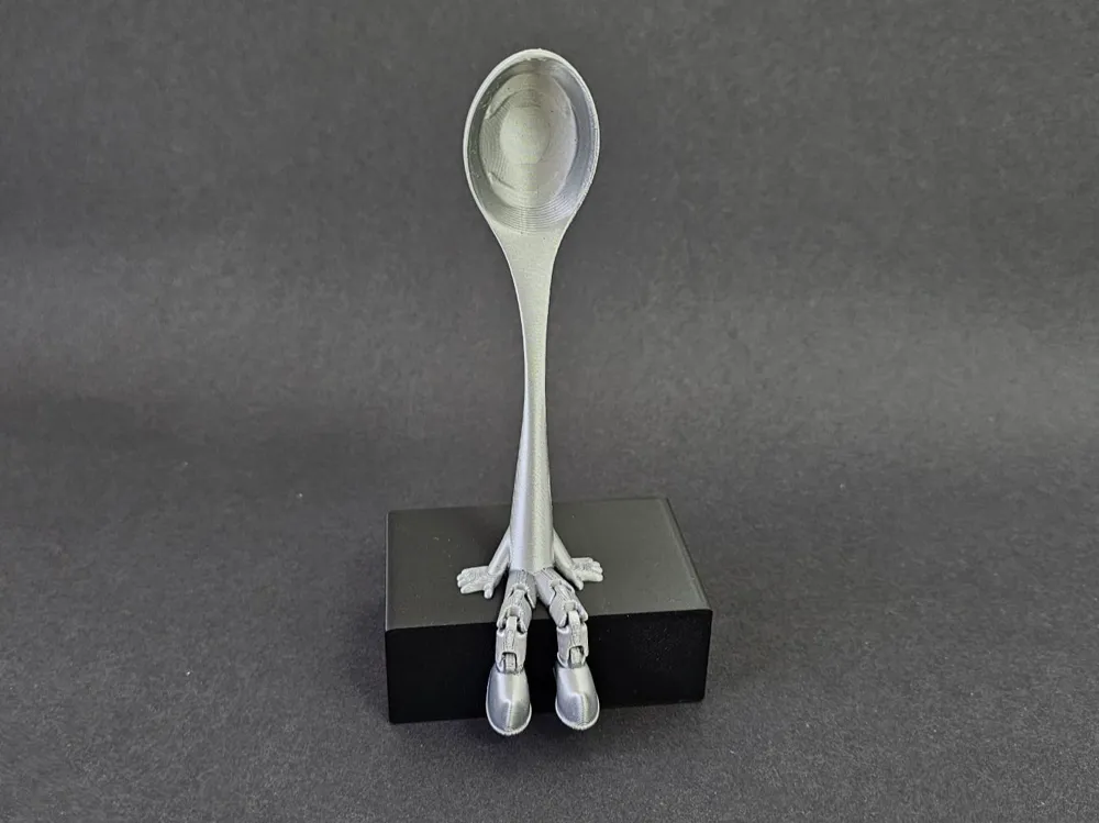 Articulated Flexi Spoon Buddy by Ireality - MakerWorld