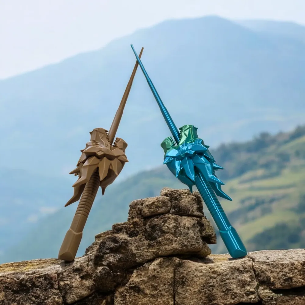 Dragon Head Retractable Sword - Free 3D Print Model - MakerWorld