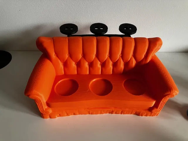 Friends couch mac donalds figurines stand - Free 3D Print Model ...