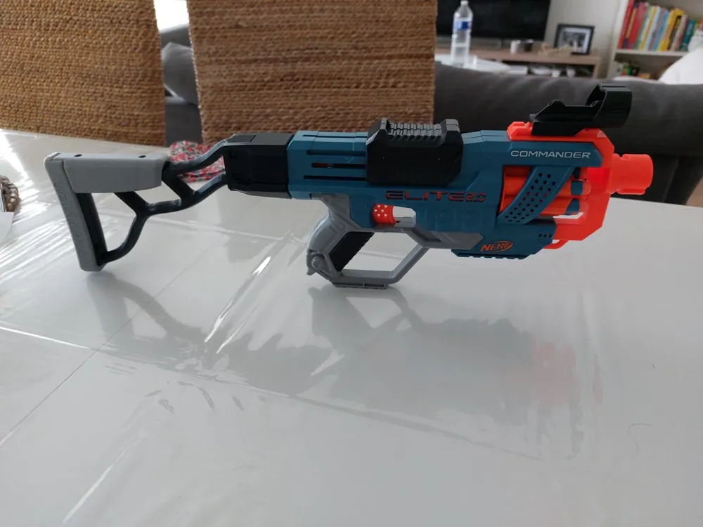 Nerf Elite Removable Stock Remixed by Waikikiprod - MakerWorld