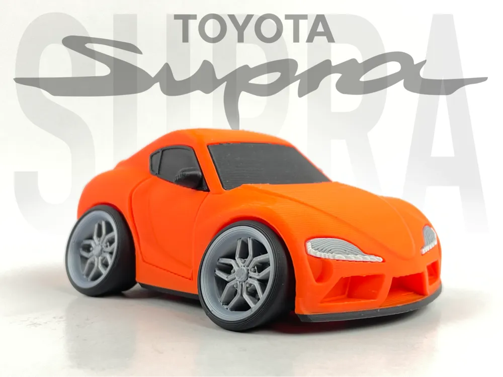 Tooned TOYOTA Supra MK5 - Free 3D Print Model - MakerWorld