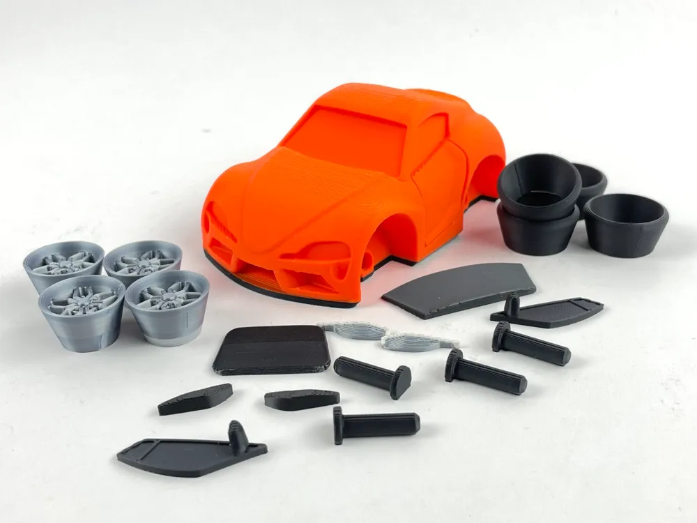 Tooned TOYOTA Supra MK5 - Free 3D Print Model - MakerWorld