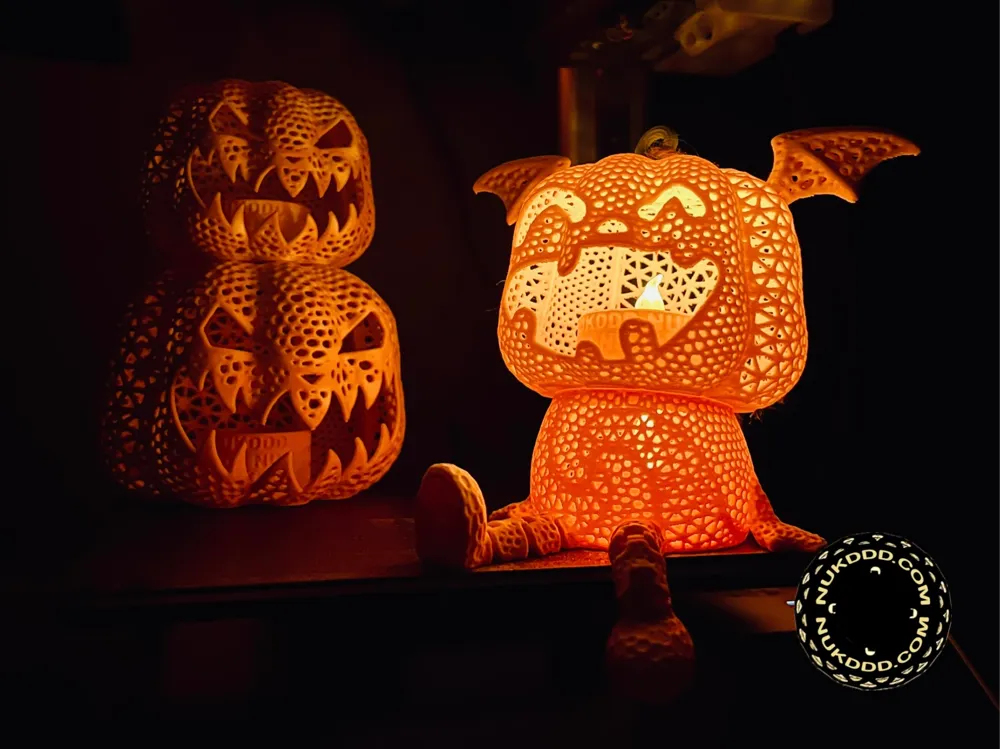 Pequeña Jackie la Niña Calabaza de Alas de Murciélago por NUKDDD MakerWorld: Descarga Modelos 3D ...