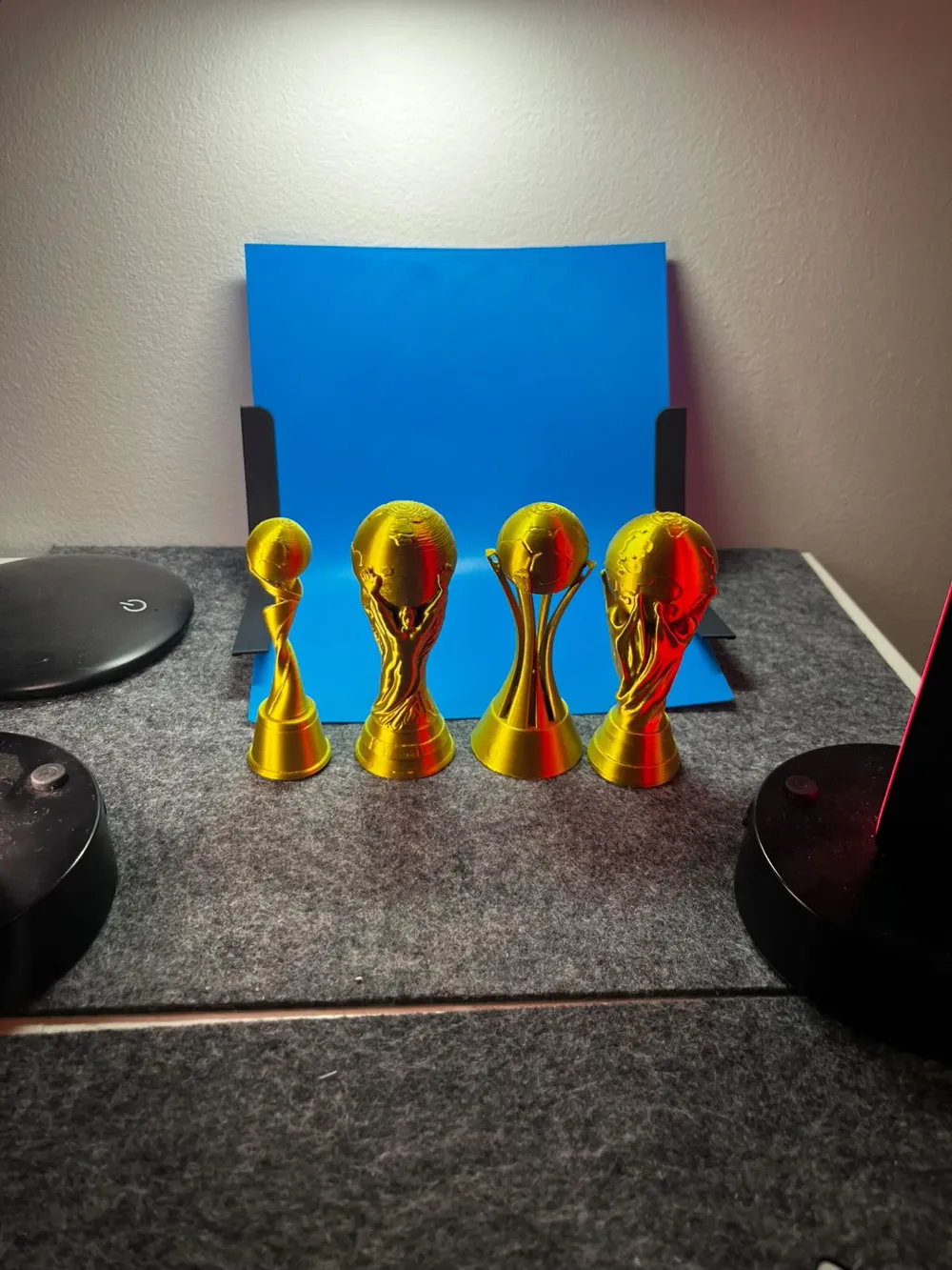 FIFA World Cup Trophy Set – 3D Printed - Free 3D Print Model - MakerWorld