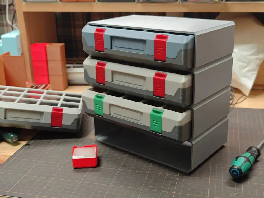 Parametric Shelves for Modern Gridfinity Case Remixed by Jerry_PFF ...