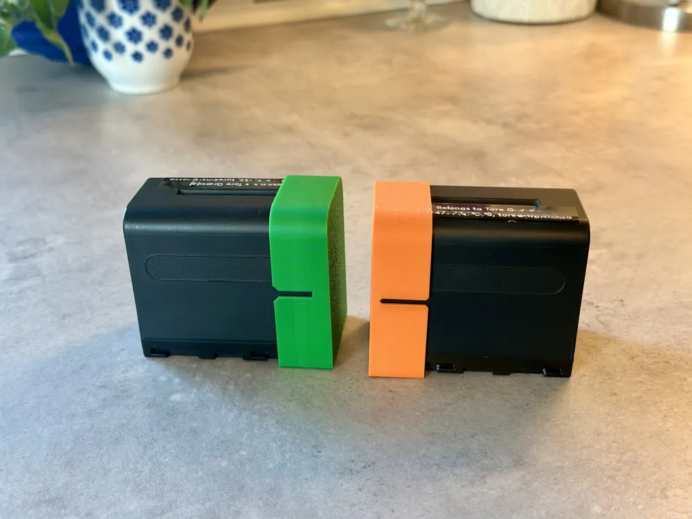 Sony NPF battery cover - Free 3D Print Model - MakerWorld