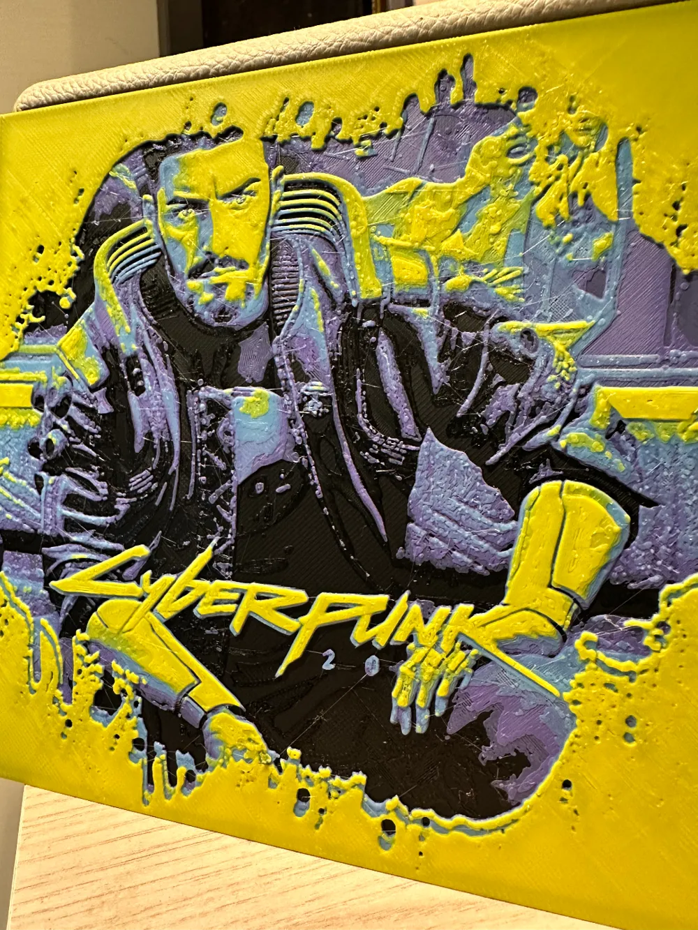 Cyberpunk personalized (HueForge) by Lov3d - MakerWorld