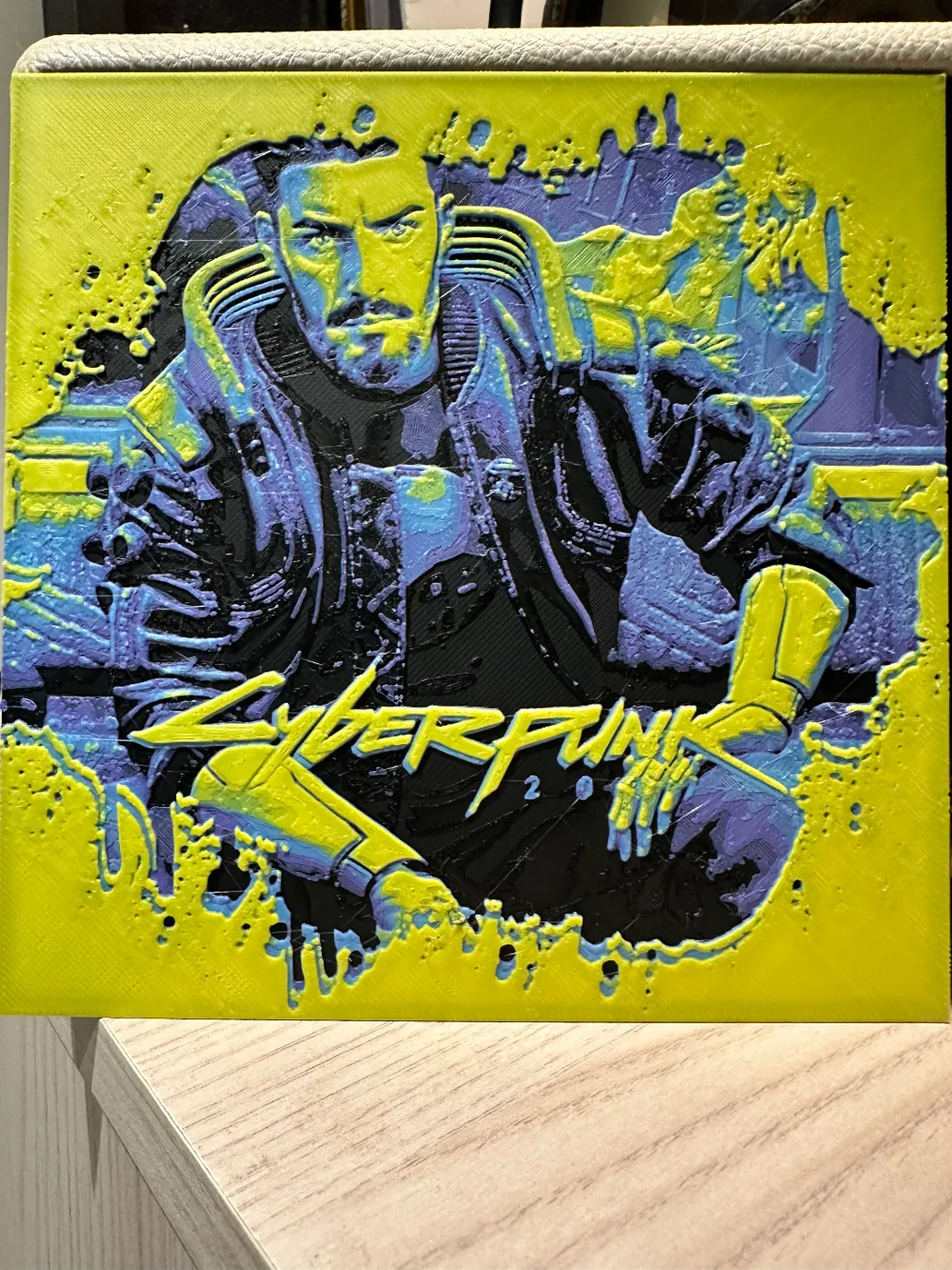 Cyberpunk personalized (HueForge) by Lov3d - MakerWorld