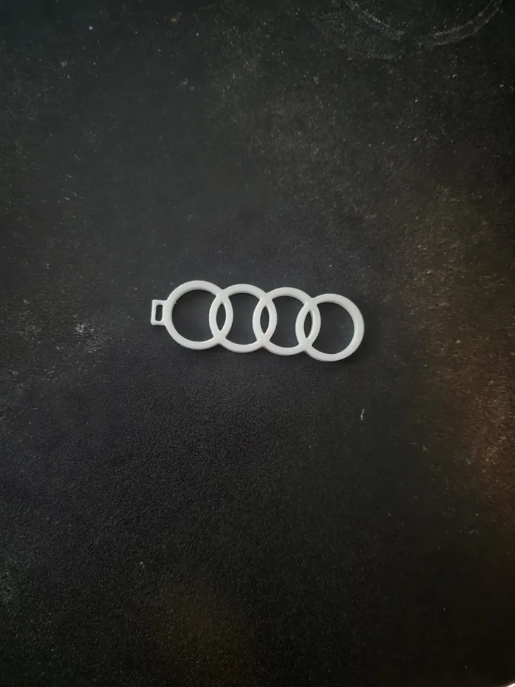 audi keychain - Free 3D Print Model - MakerWorld