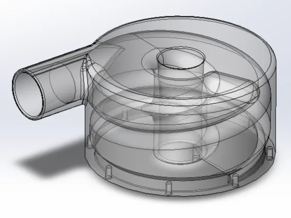 Cyclone Filter (Dust Separator for Vacuum Cleaner) - Free 3D Print ...