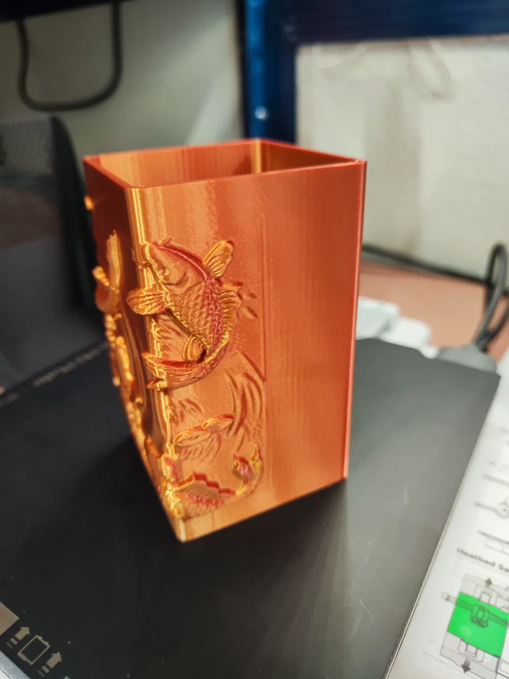 Koi Carp Box by Creatività in 3DMakerWorld: Download Free 3D Models