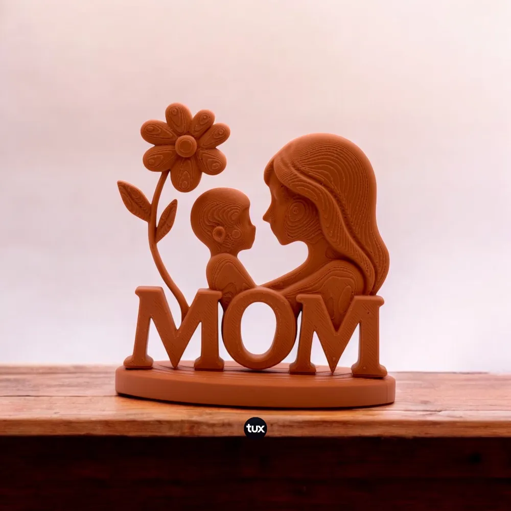 Mother's Day Decoration - Mother Child - Free 3D Print Model - MakerWorld