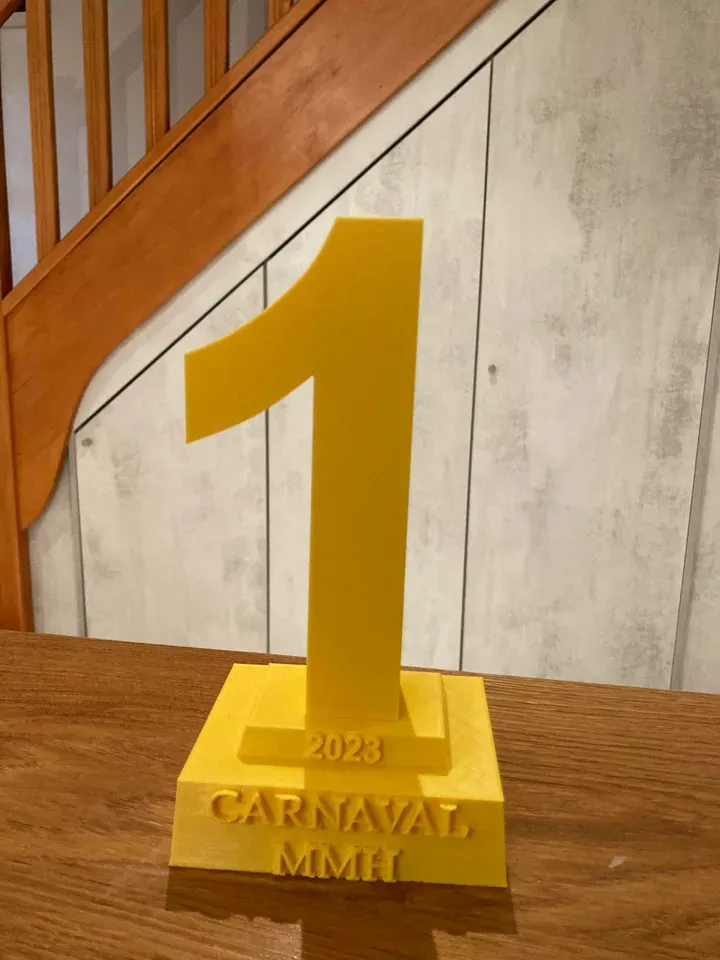 Number Trophy by Roiku3D - MakerWorld