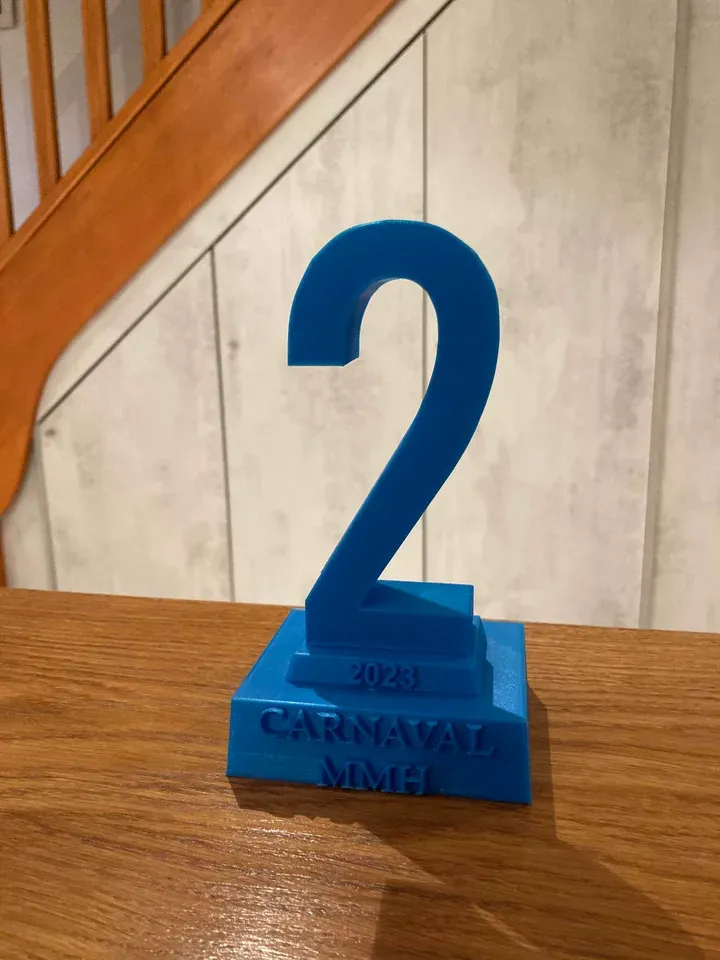 Number Trophy by Roiku3D - MakerWorld