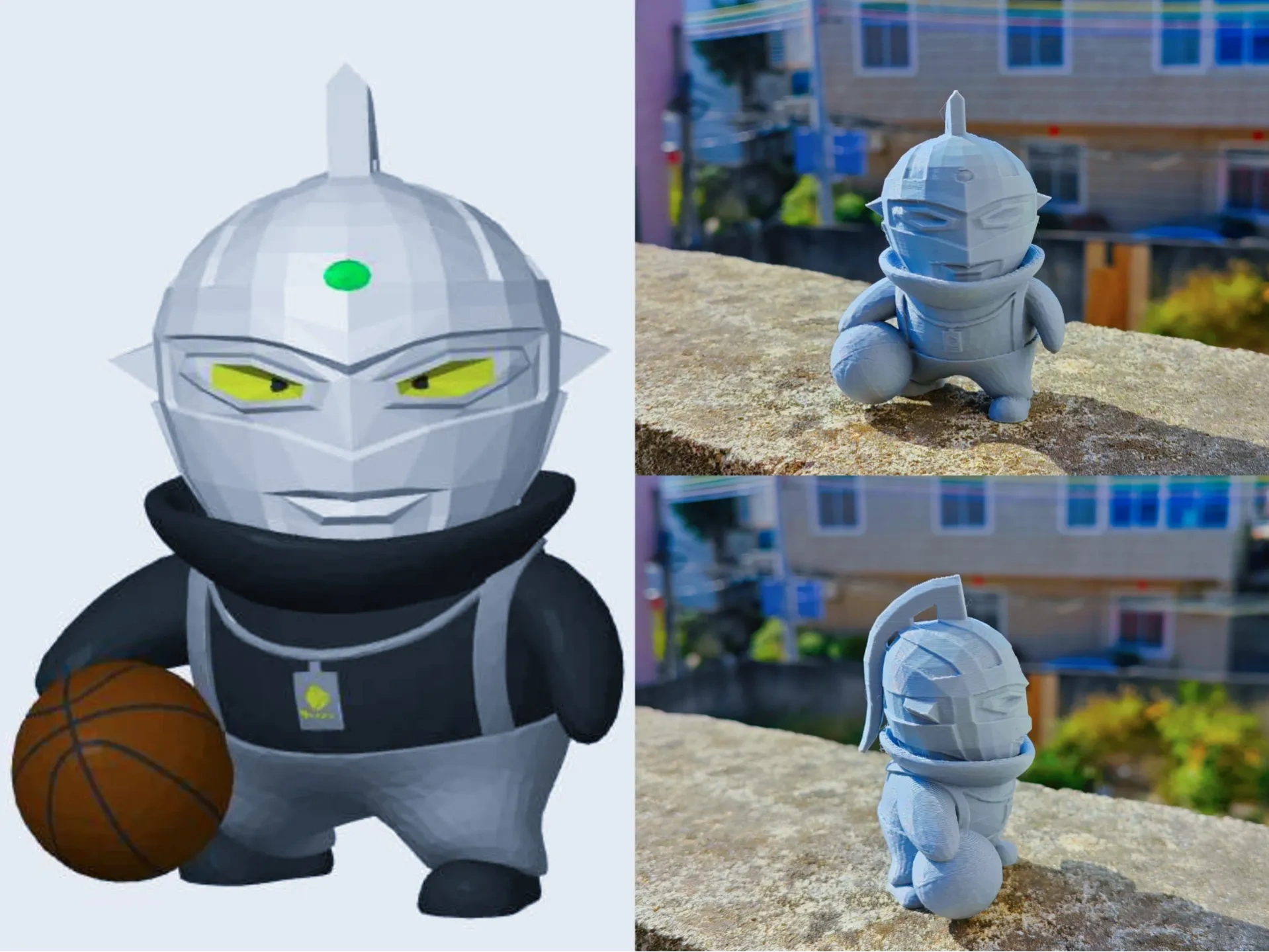 Seven Ultraman Figurine, Q Version Ultraman Toy by Nomo - MakerWorld