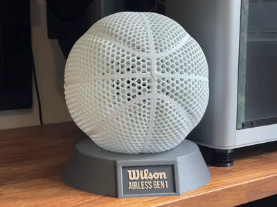 3d printed airless basketball - MakerWorld