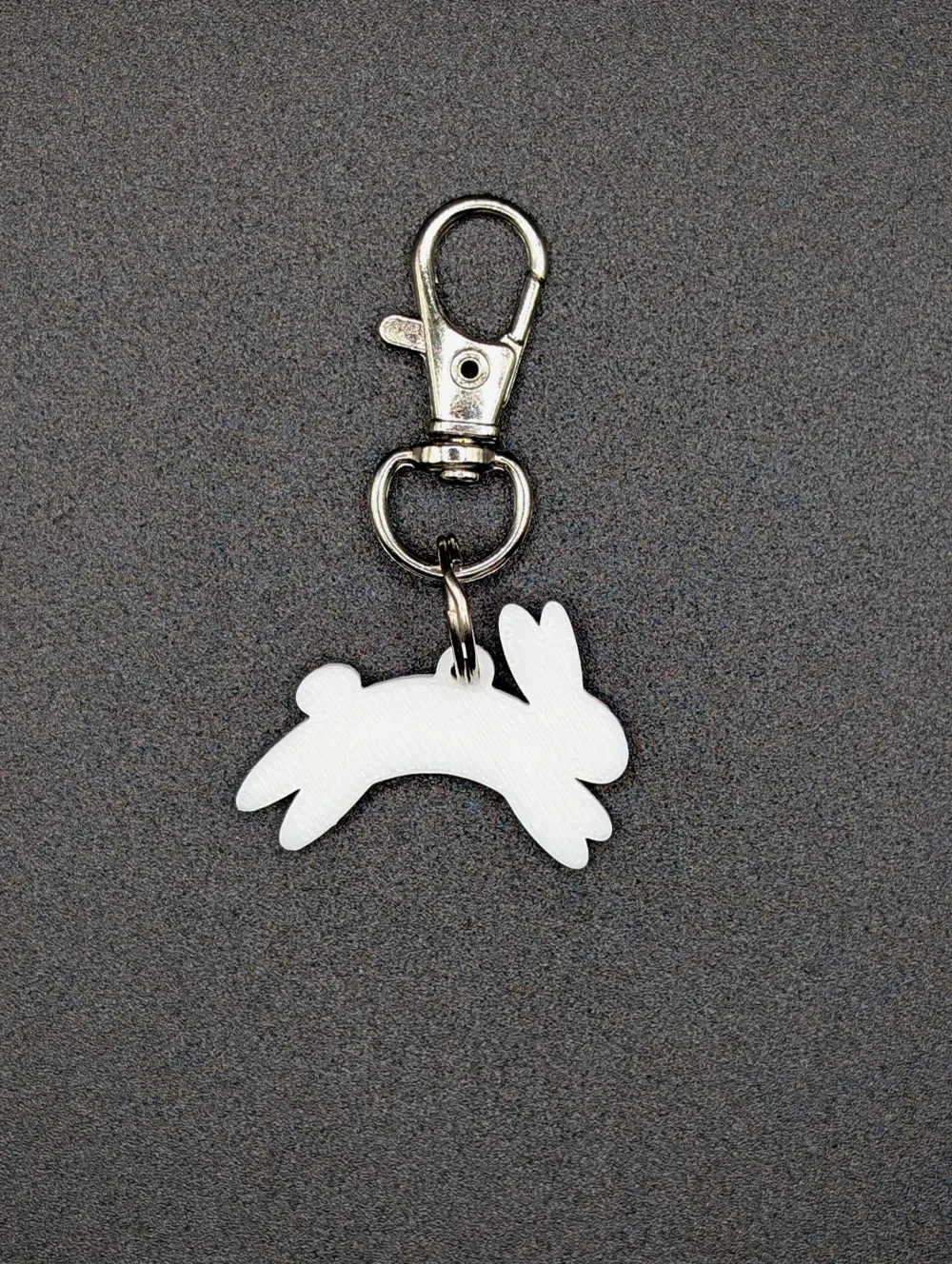 Cute Jumping Bunny Keychain by Amanda Roos - MakerWorld