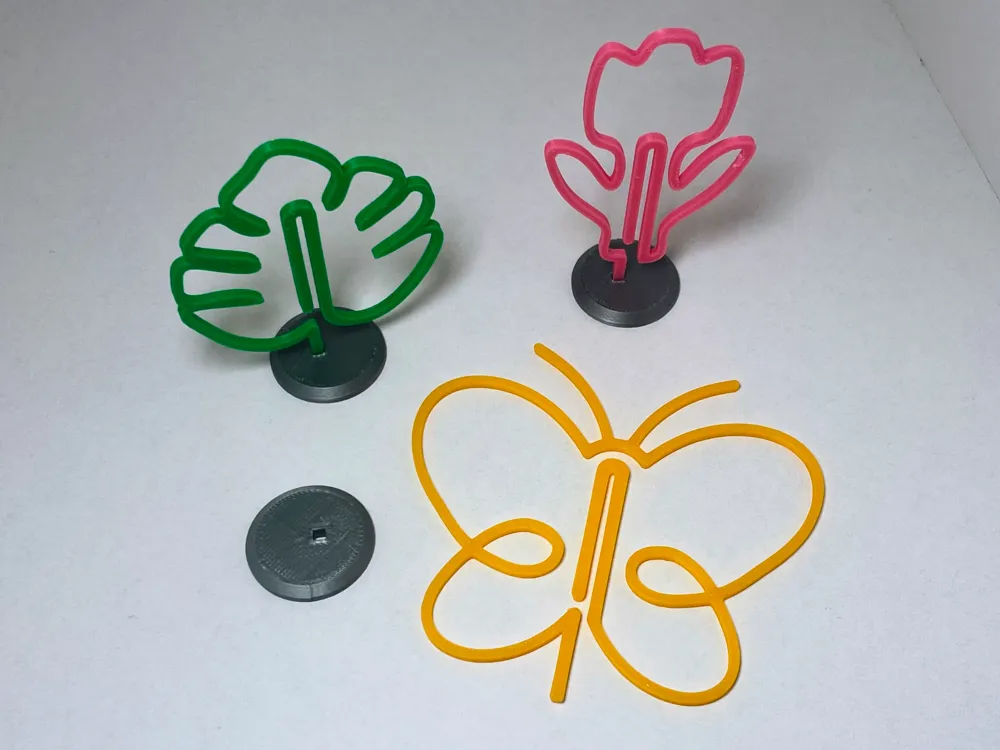 Spring Paperclip Stand Collection by cartyski - MakerWorld
