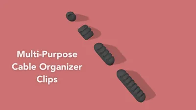 Multi-Purpose Cable Management & Organizer Set by buckler-bronze MakerWorld: Download Free 3D Models