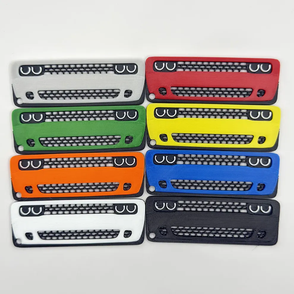 DODGE CHALLENGER Keychain (Customizable) - Free 3D Print Model - MakerWorld