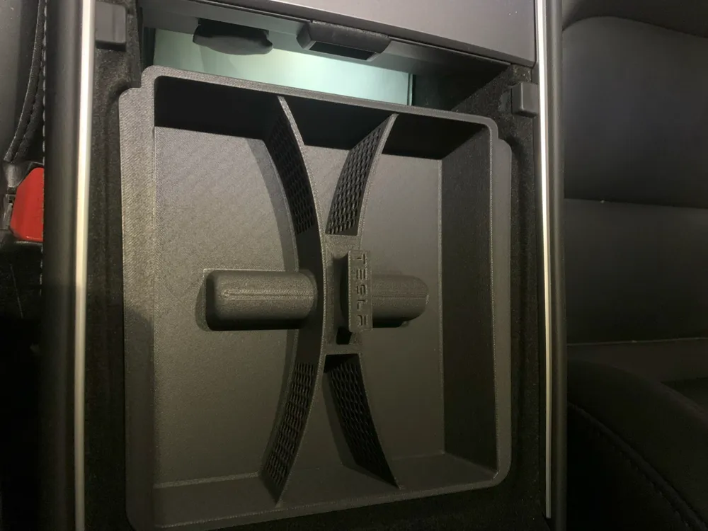 Tesla Model Y organizer tray (sunglass holder) by MZ - MakerWorld