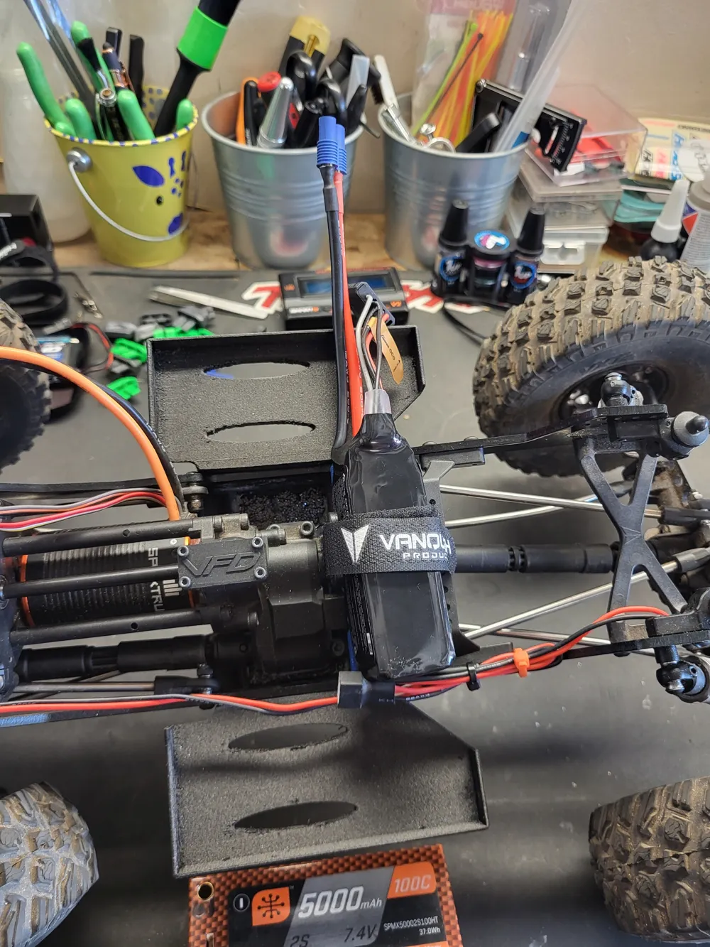 Vanquish VRD Stance Battery holder Rock sliders - Free 3D Print Model ...