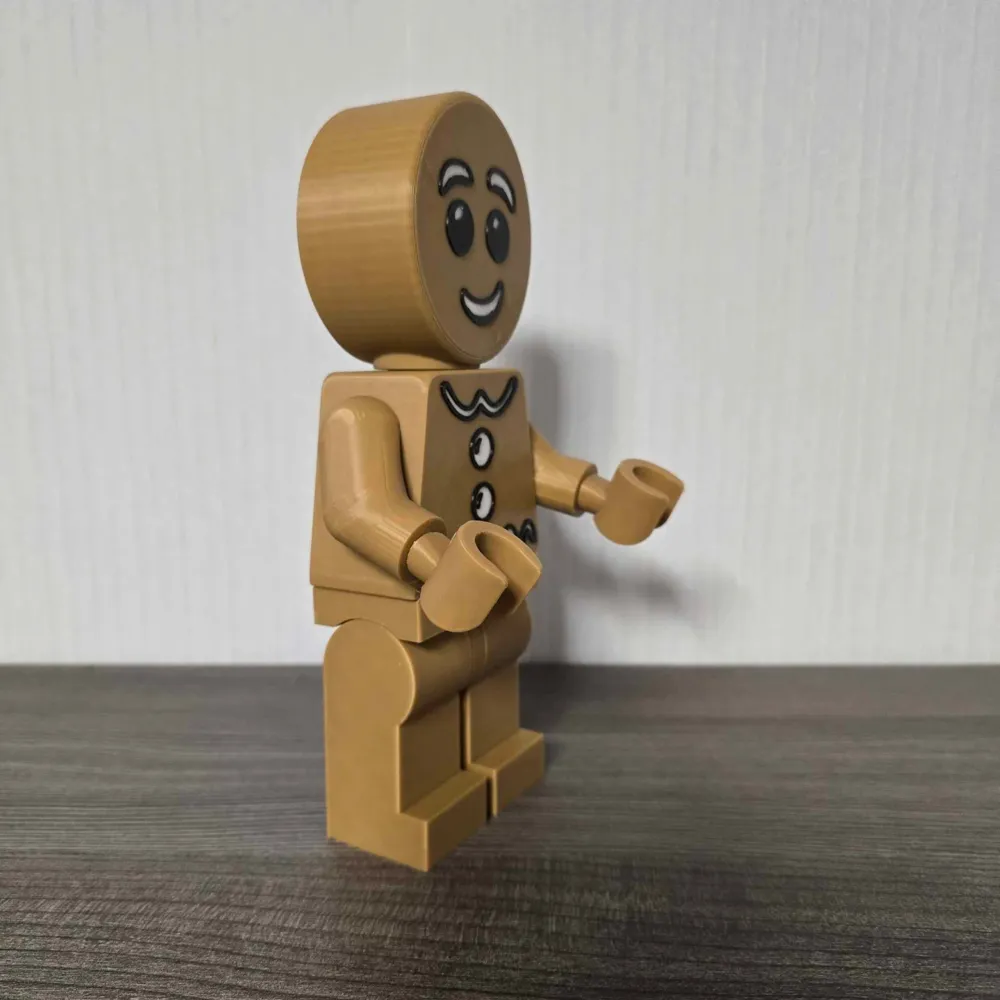 Big Brick * Gingerbread Man * 500% ~22 cm by cBoLsmUiEc - MakerWorld
