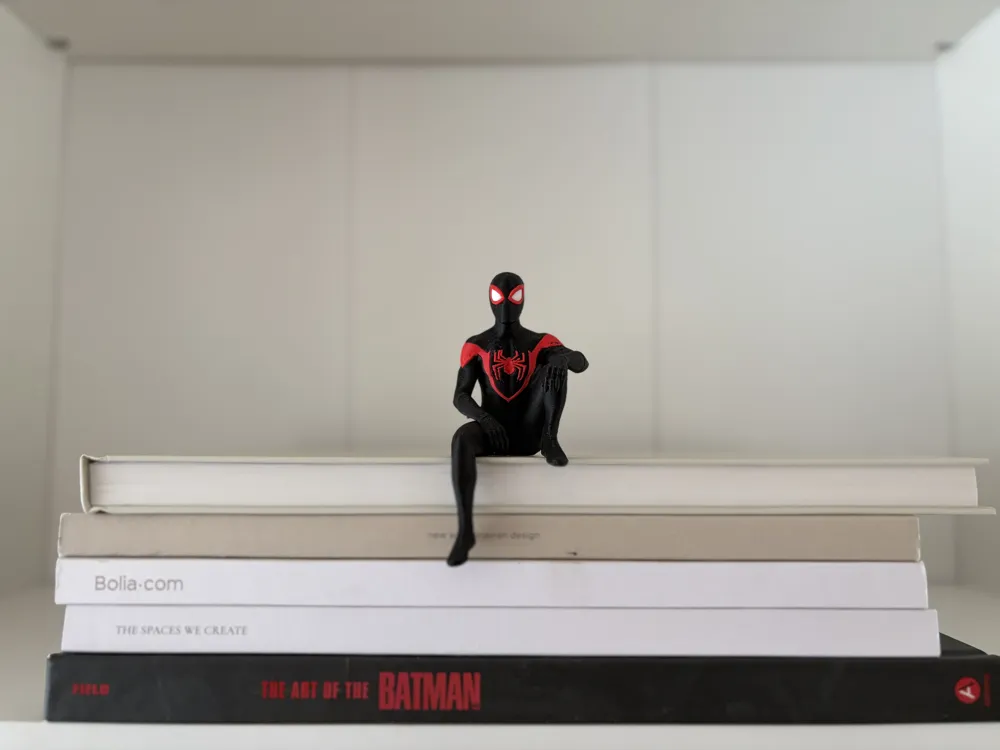 Miles Morales Sitting on Shelf Figure | Spider-Man - Free 3D Print ...