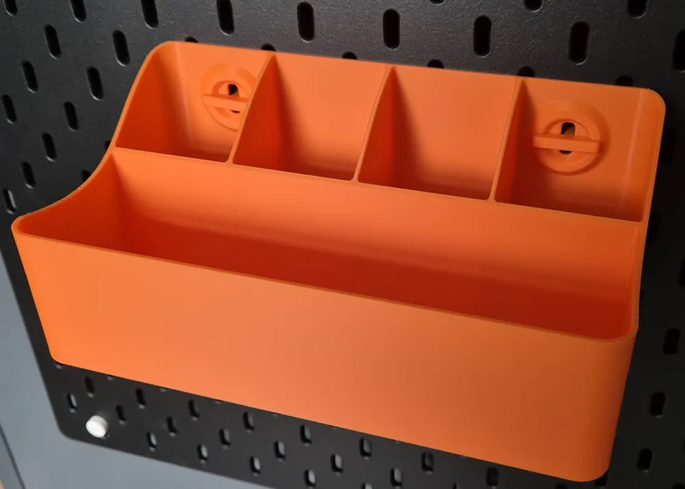 IKEA Skadis 5 Sections Container T-Clip System by adydels - MakerWorld