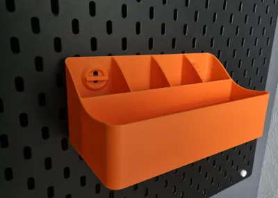 IKEA Skadis 5 Sections Container T-Clip System by adydels - MakerWorld