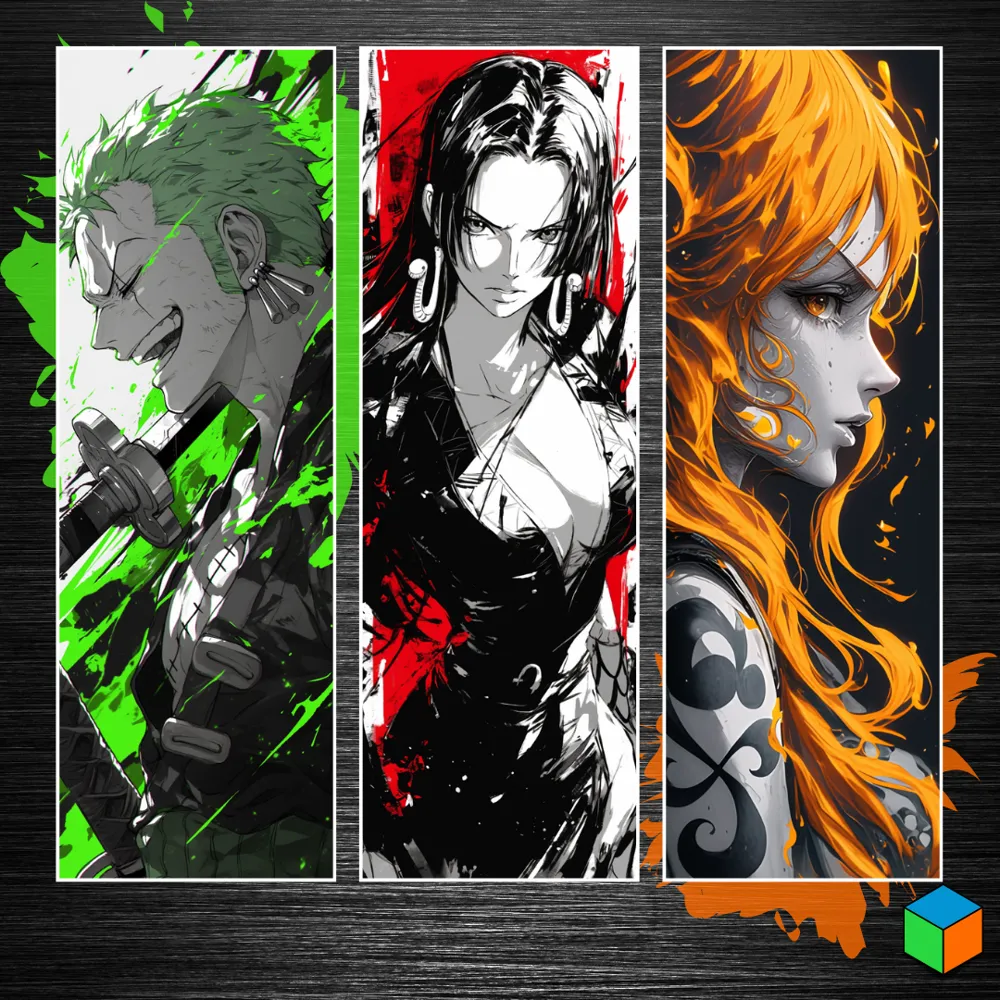 One Piece Bookmark Set - Zoro | Nami | Boa by 3D Prints By Vic ...