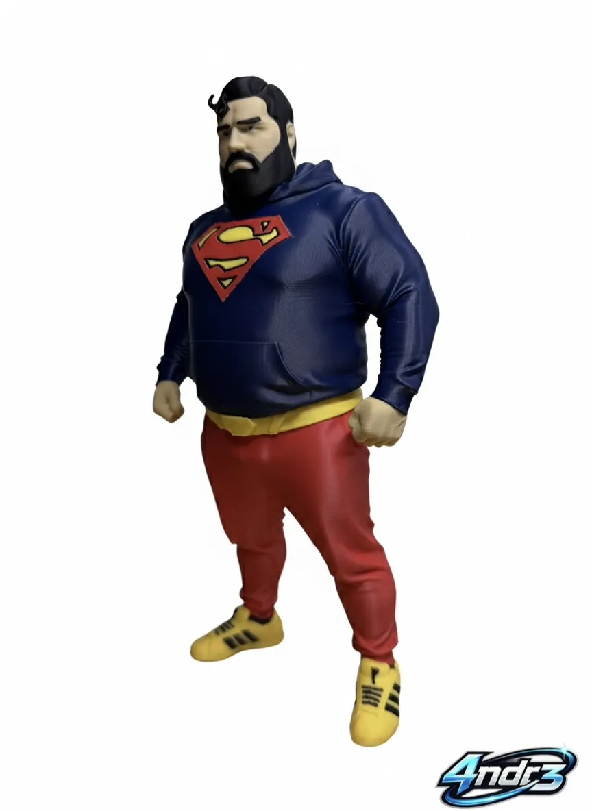 Strong Fat Superman - Free 3D Print Model - MakerWorld