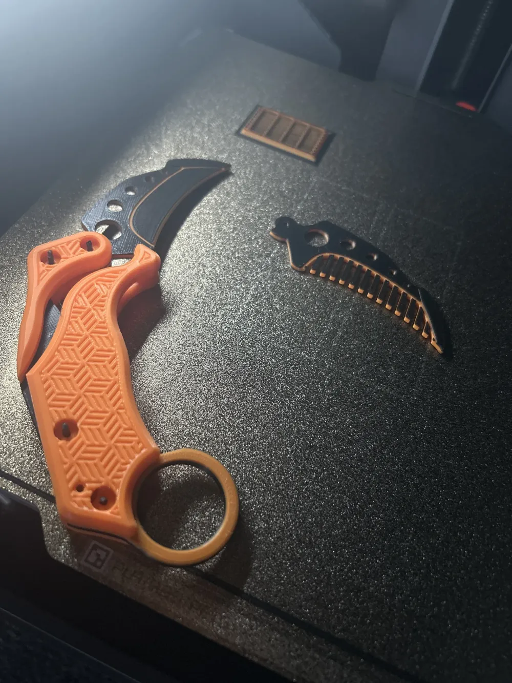 Comb Blade Upgrade for Gravity X Karambit Fidget - Free 3D Print Model ...