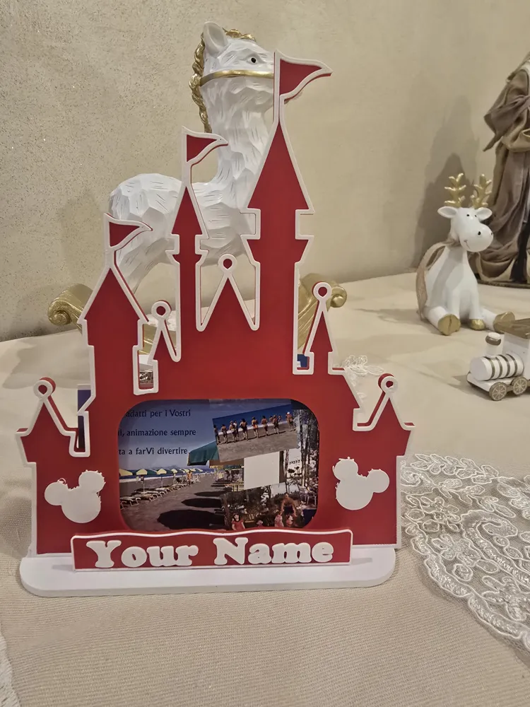 Disney Castle Frame - Free 3D Print Model - MakerWorld