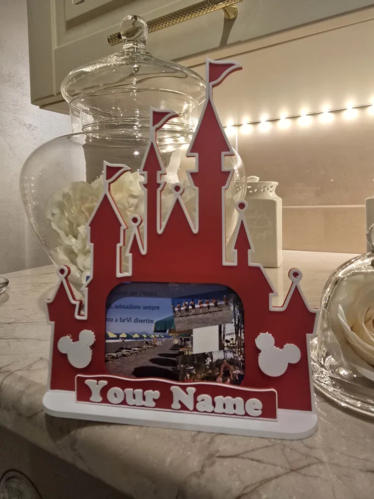 Disney Castle Frame - Free 3D Print Model - MakerWorld
