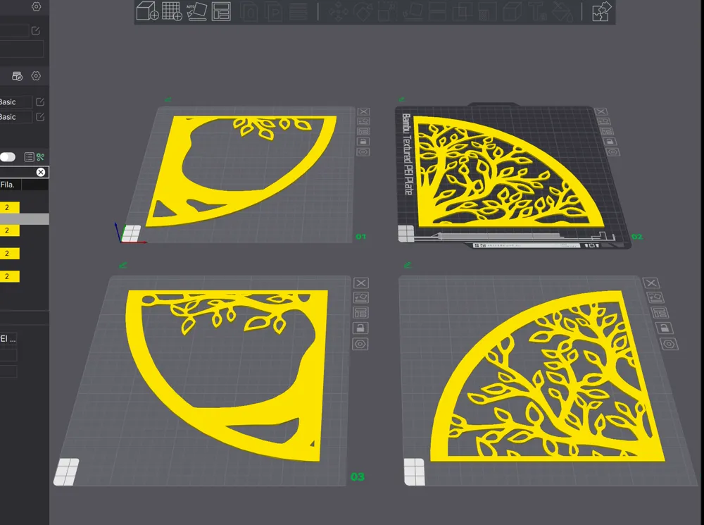 16.7 inches - Extra Large Tree Wall Art Remixed by bloodVixen - MakerWorld