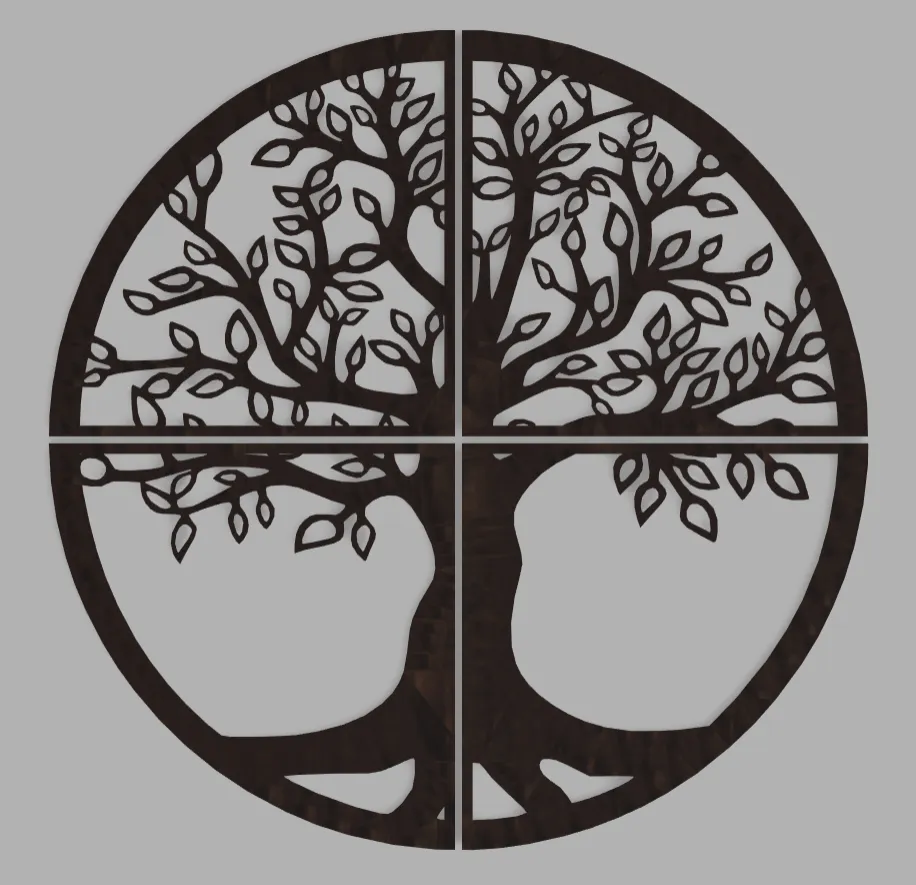 16.7 inches - Extra Large Tree Wall Art Remixed by bloodVixen - MakerWorld
