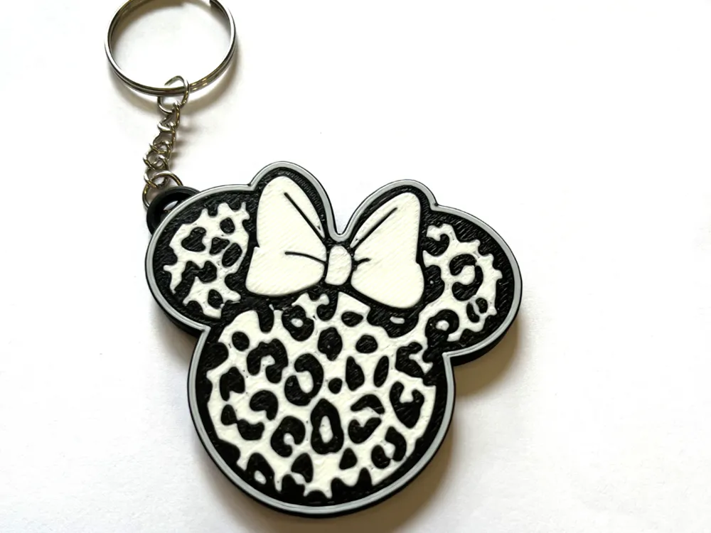 cool minnie keychain - Free 3D Print Model - MakerWorld