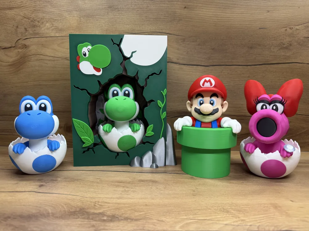 Mario Bros Pipe multipart no AMS - Free 3D Print Model - MakerWorld