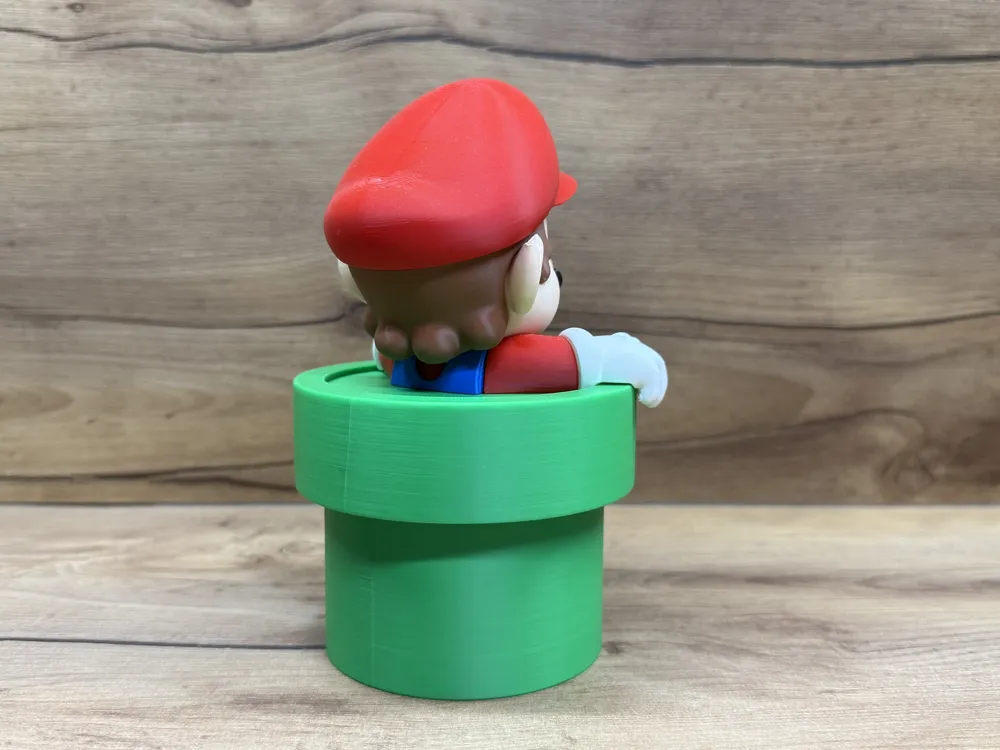 Mario Bros Pipe multipart no AMS - Free 3D Print Model - MakerWorld