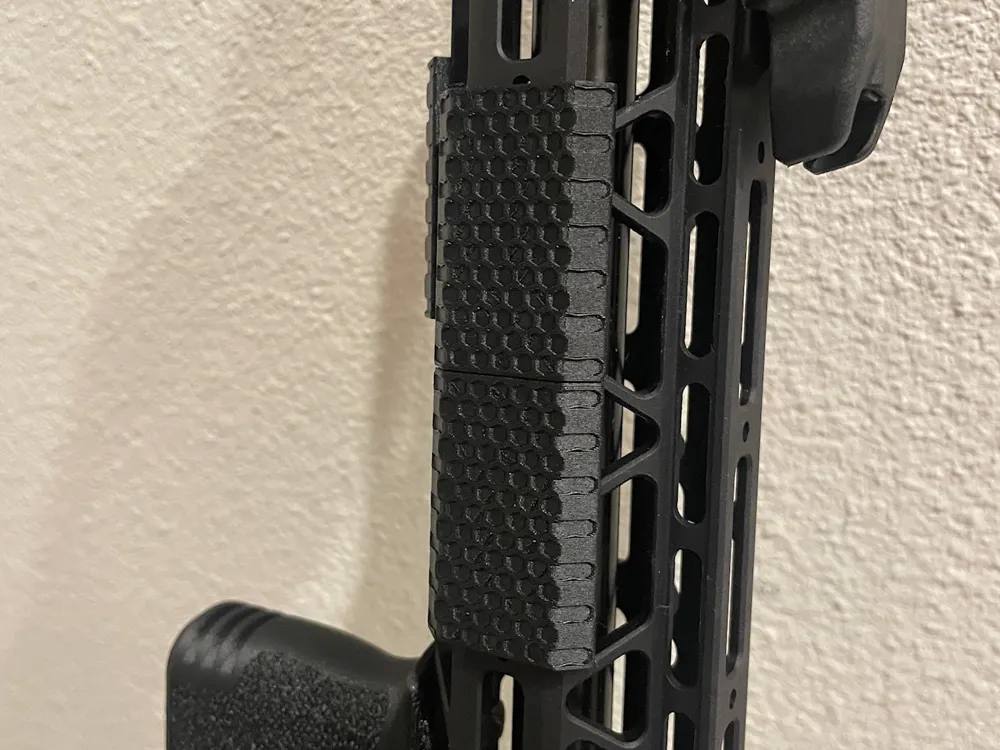 (Snap In) M-LOK Rail Covers Hex Grip by Print Locker MakerWorld: Download Free 3D Models