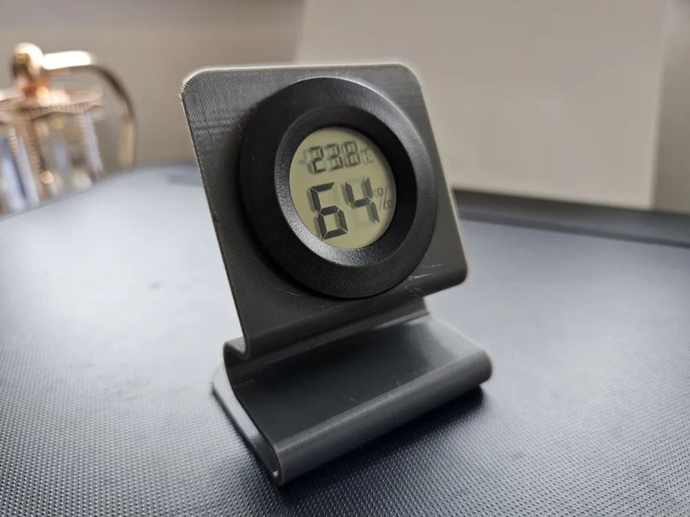 Digital Hygrometer Thermometer Stand v1 by Gerrit D - MakerWorld